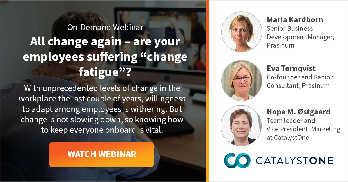 Webinar: are your employees suffering “change fatigue”?