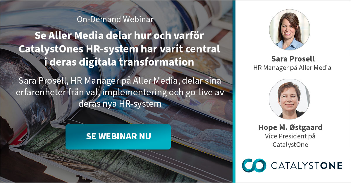 Webinar: Aller Media delar sina erfarenheter från deras nya HR-system